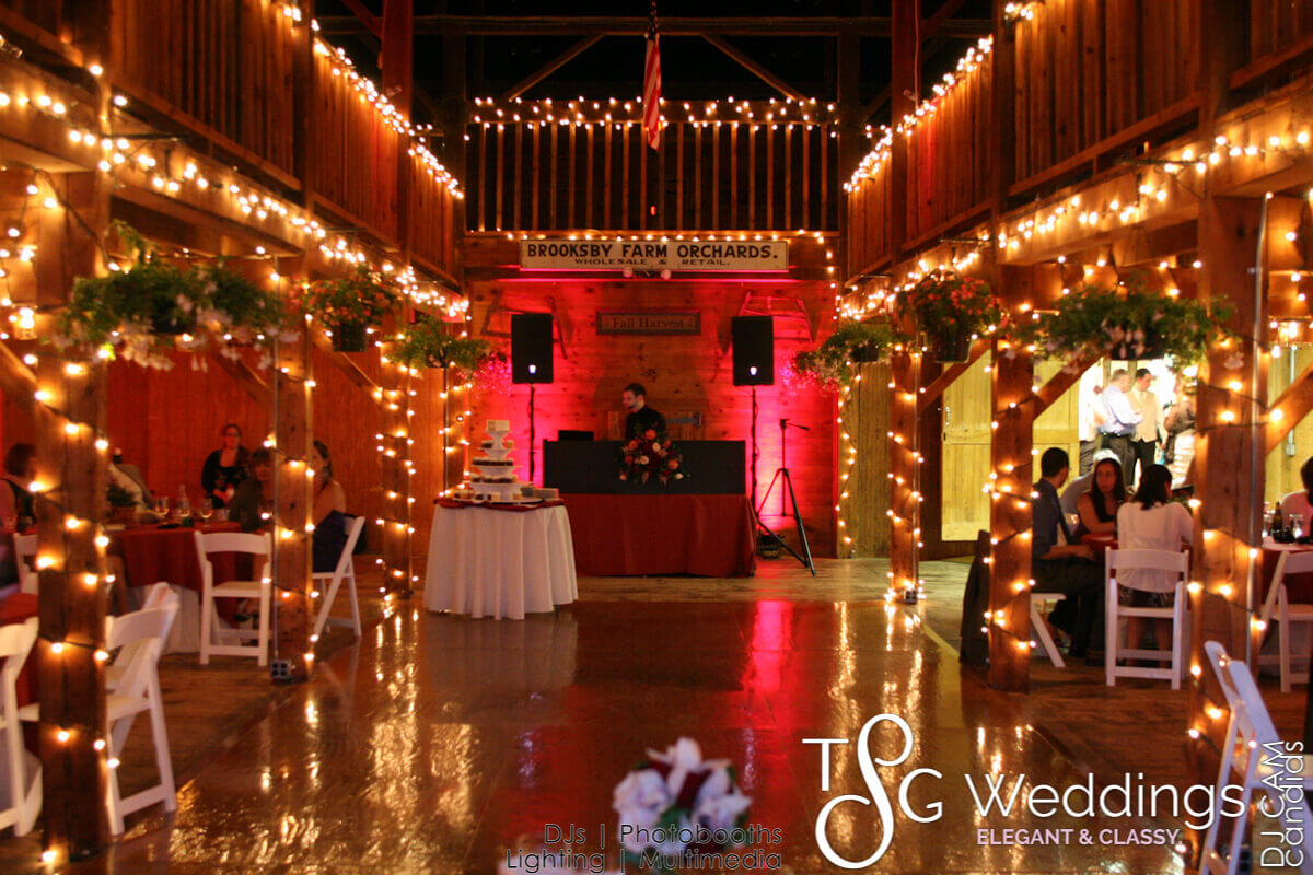 Smith Barn - Peabody MA - TSG Weddings - Lighting | TSG Weddings